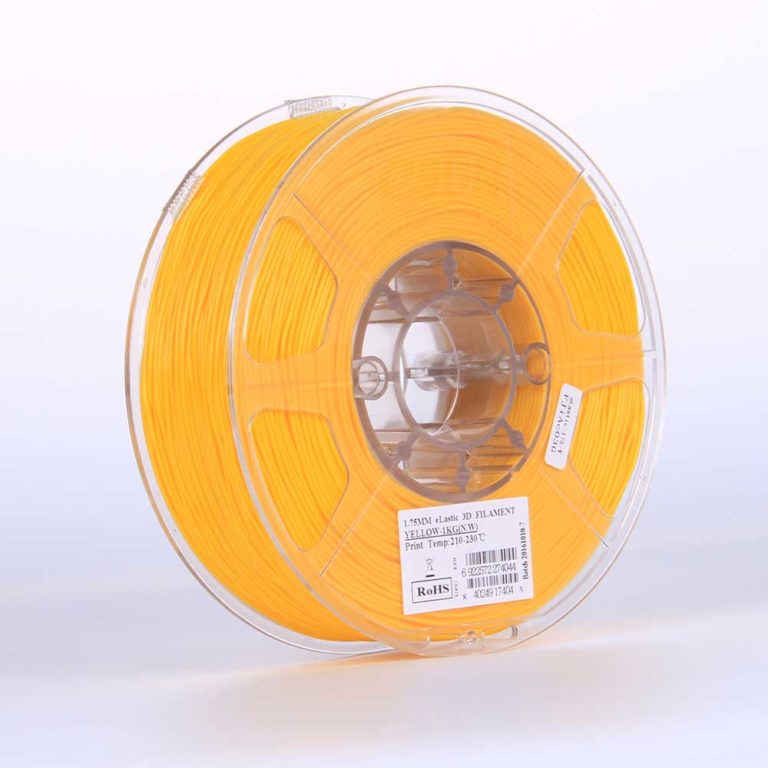 eSUN eLastic Filament Gul - 1,75 mm - 1 kg - Creedo3D